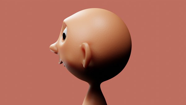 3D Cartoon Bust 003 - TurboSquid 1929222
