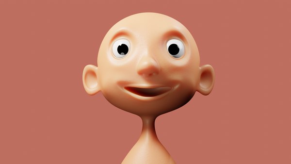 3D Cartoon Bust 003 - TurboSquid 1929222