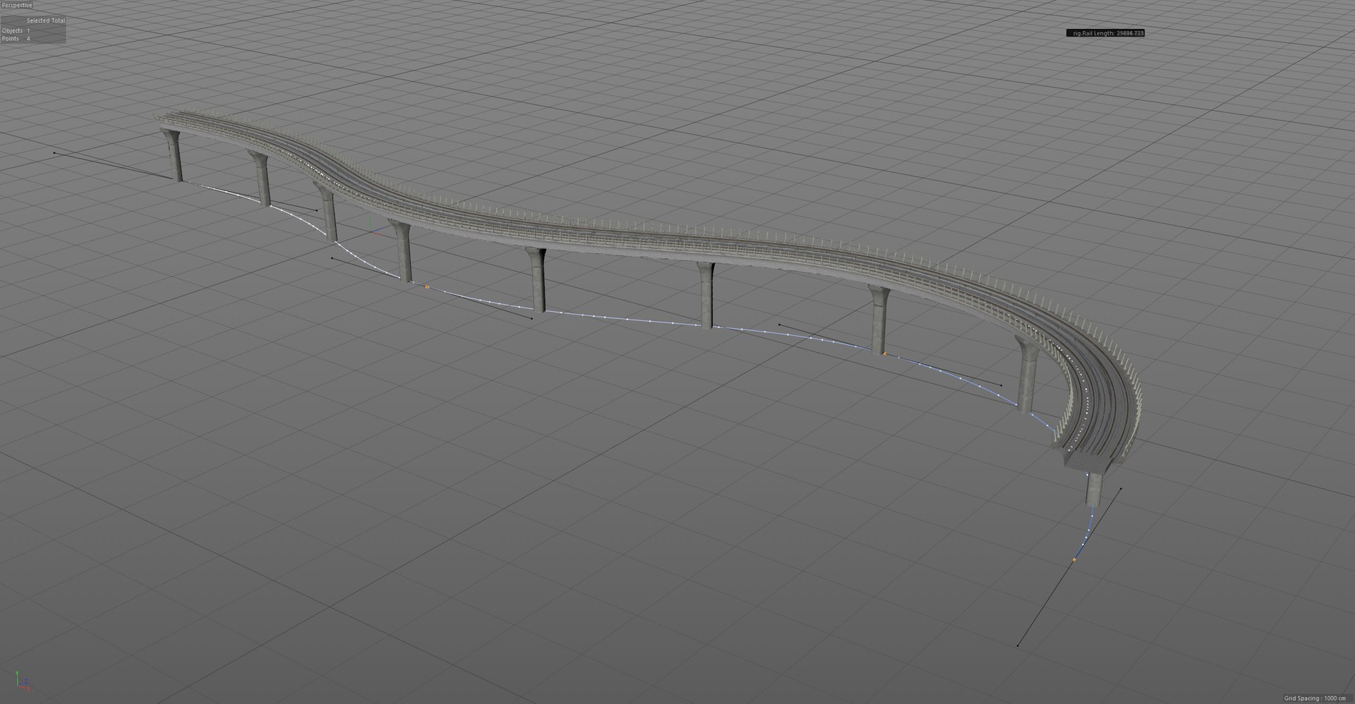 3D Rigged Railroad Track Model - TurboSquid 1273022
