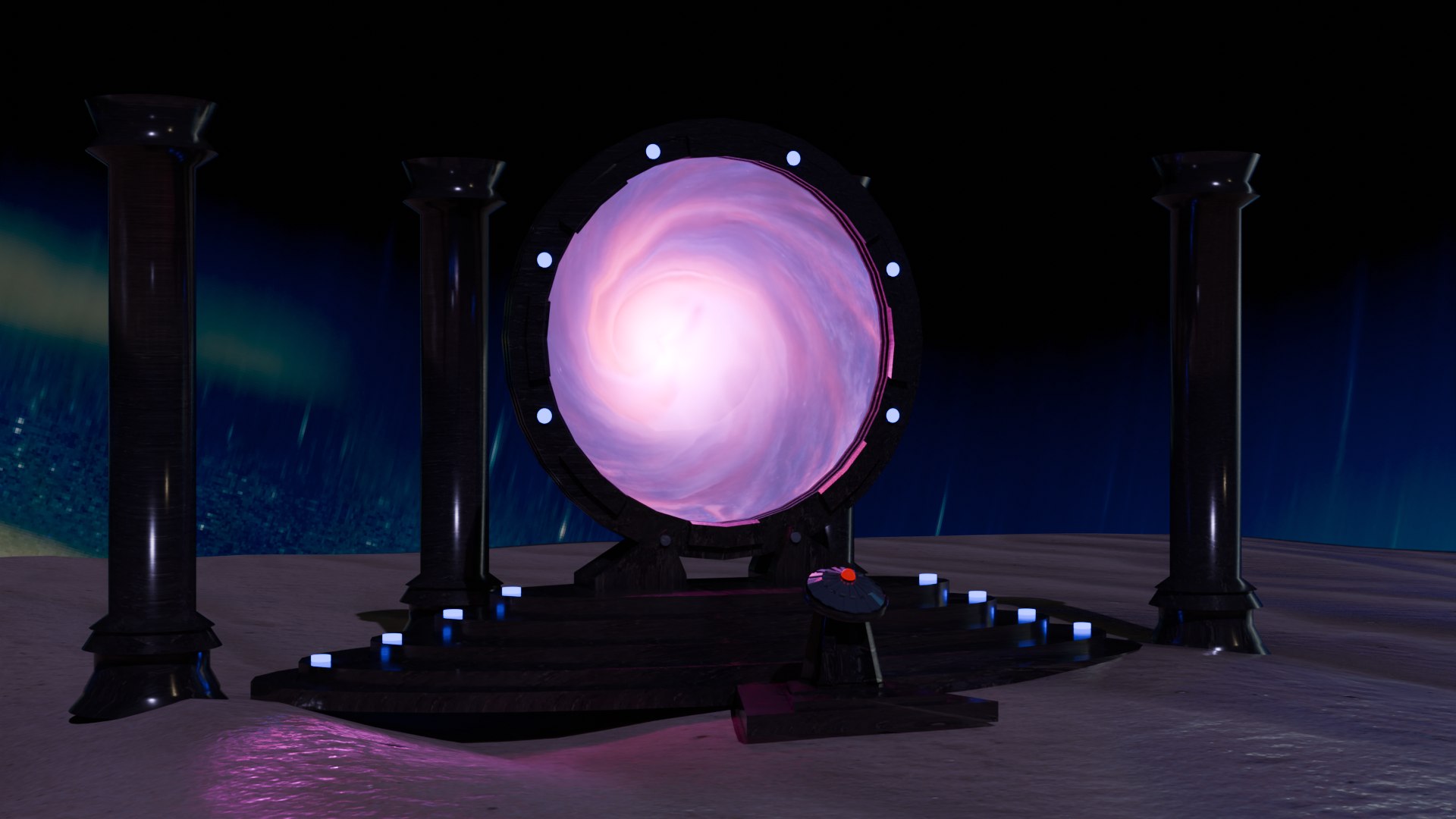 Stargate Platform 3D Model - TurboSquid 2391667