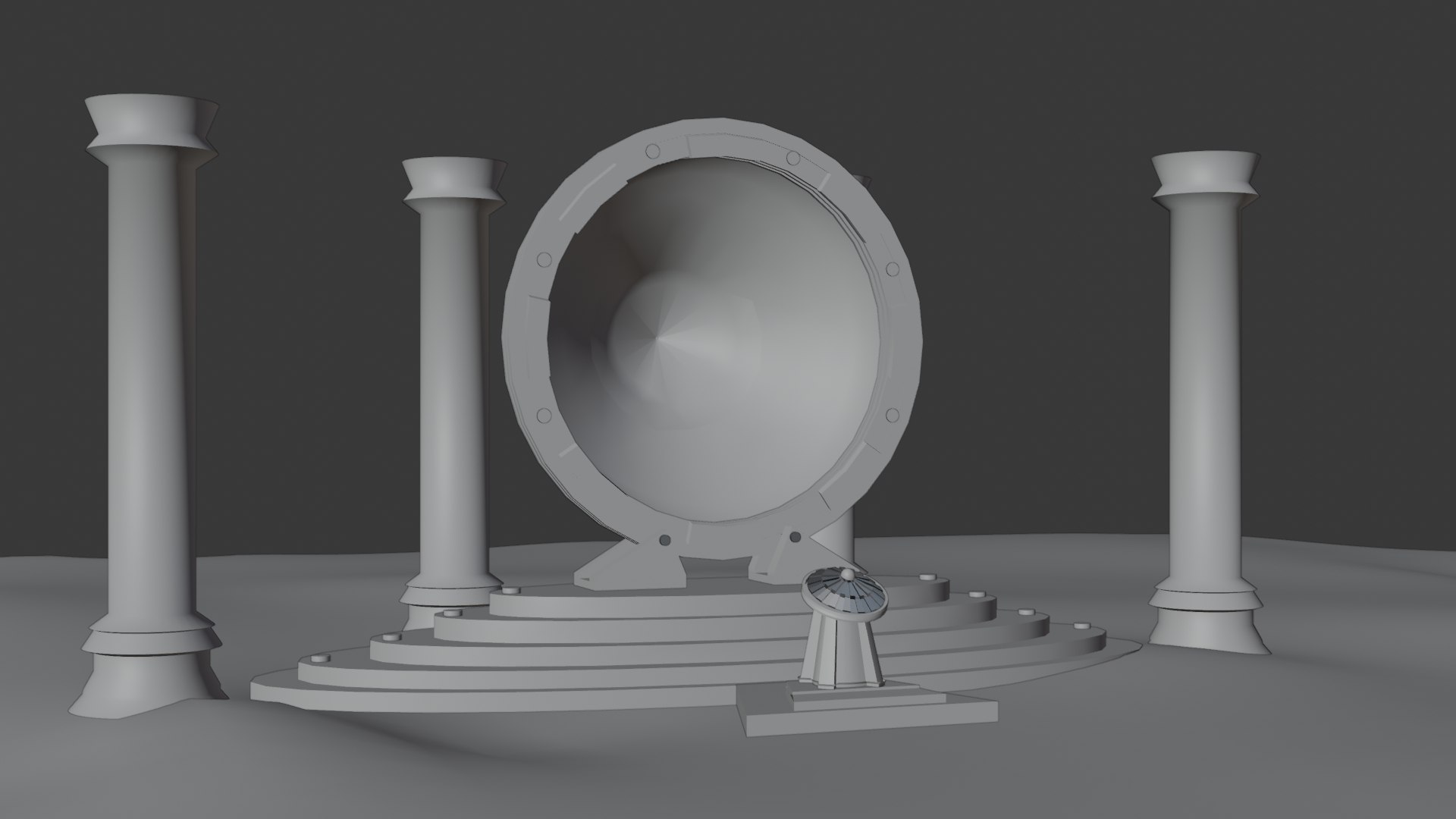 Stargate Platform 3D Model - TurboSquid 2391667