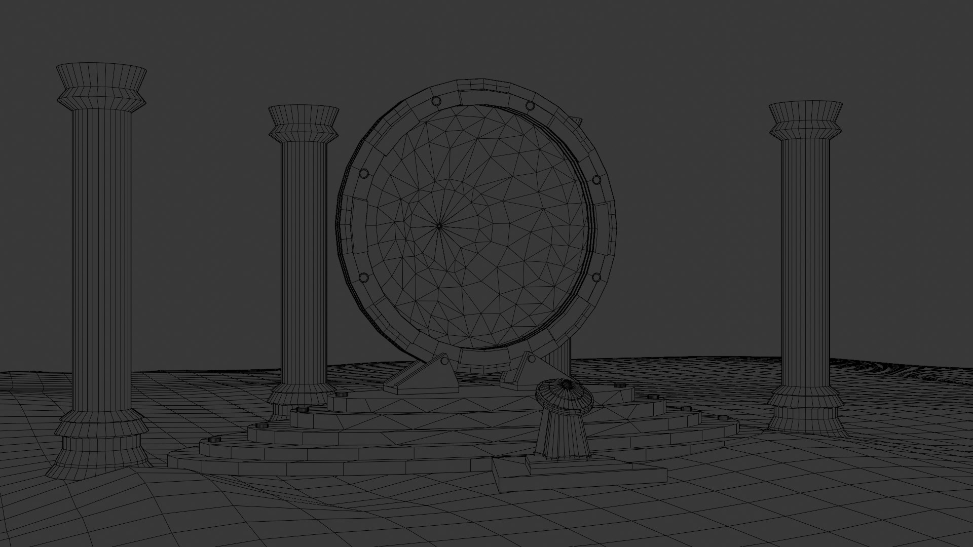 Stargate Platform 3D Model - TurboSquid 2391667