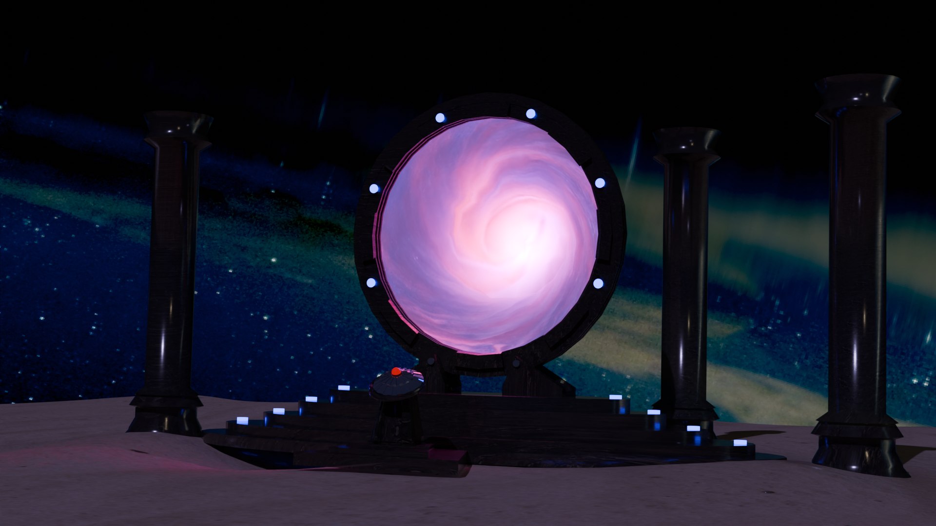 Stargate Platform 3D Model - TurboSquid 2391667