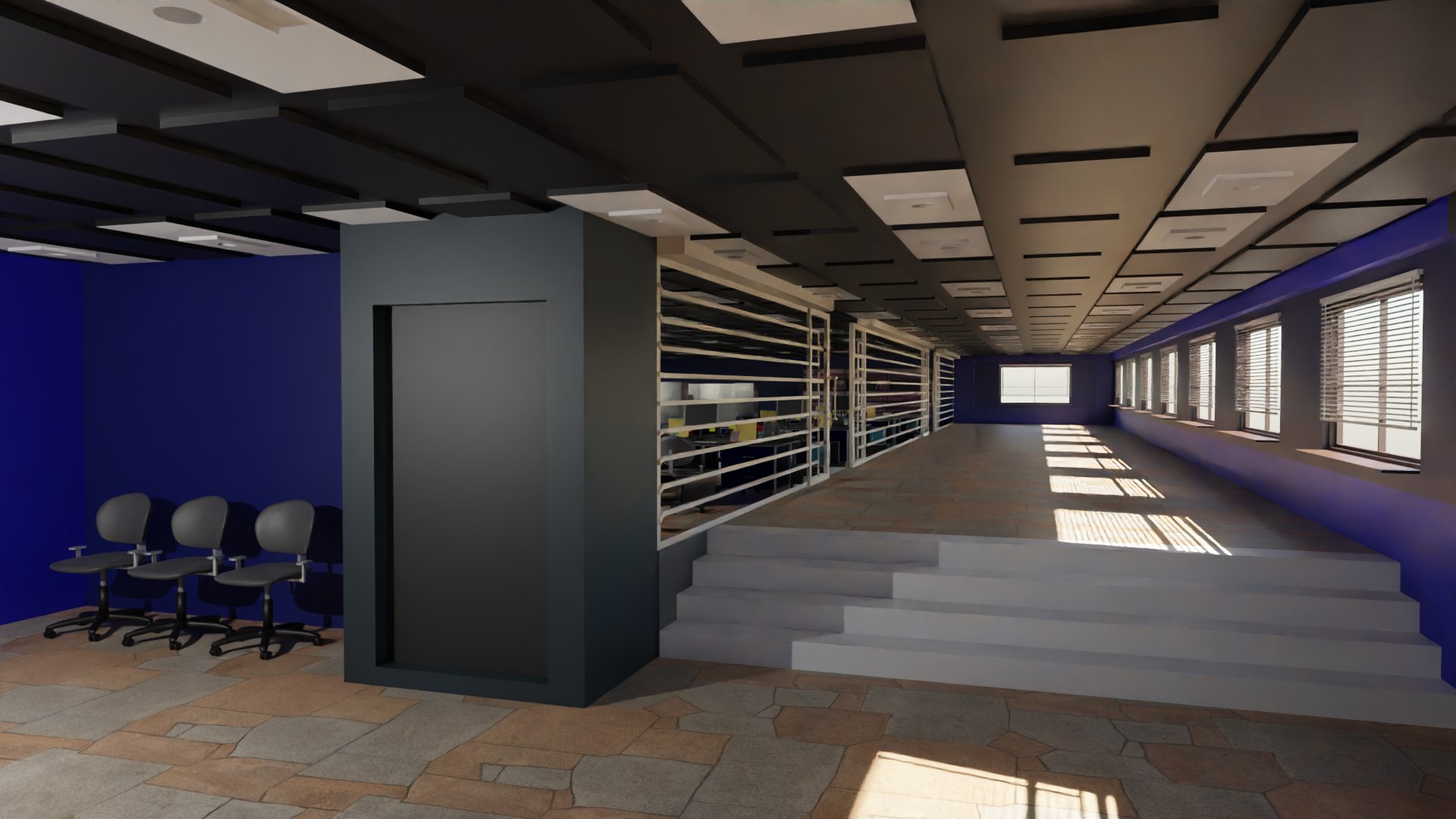 3D Police Station Interior Model - TurboSquid 2158049