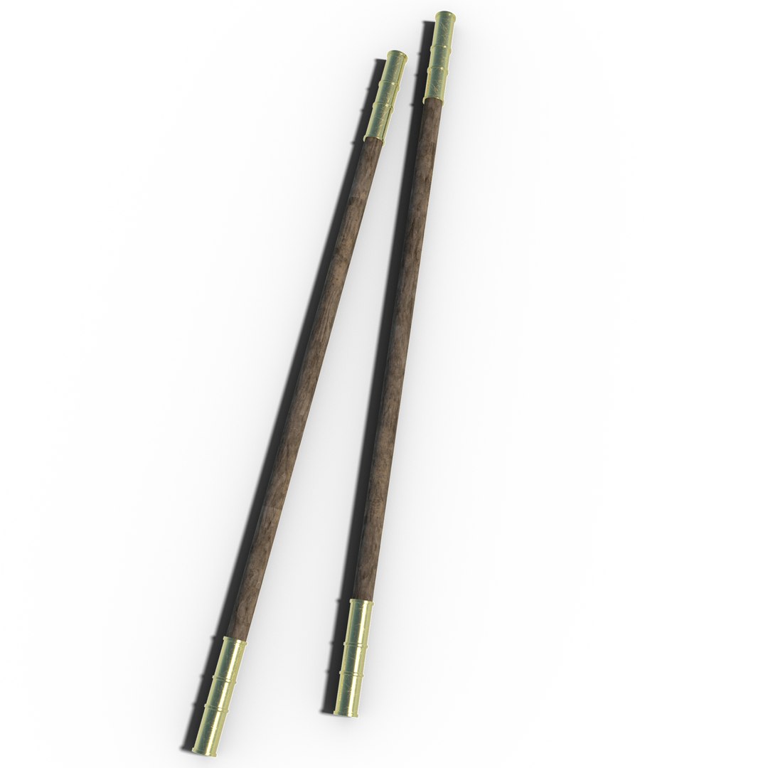 3D Ninja Stick - TurboSquid 2083237