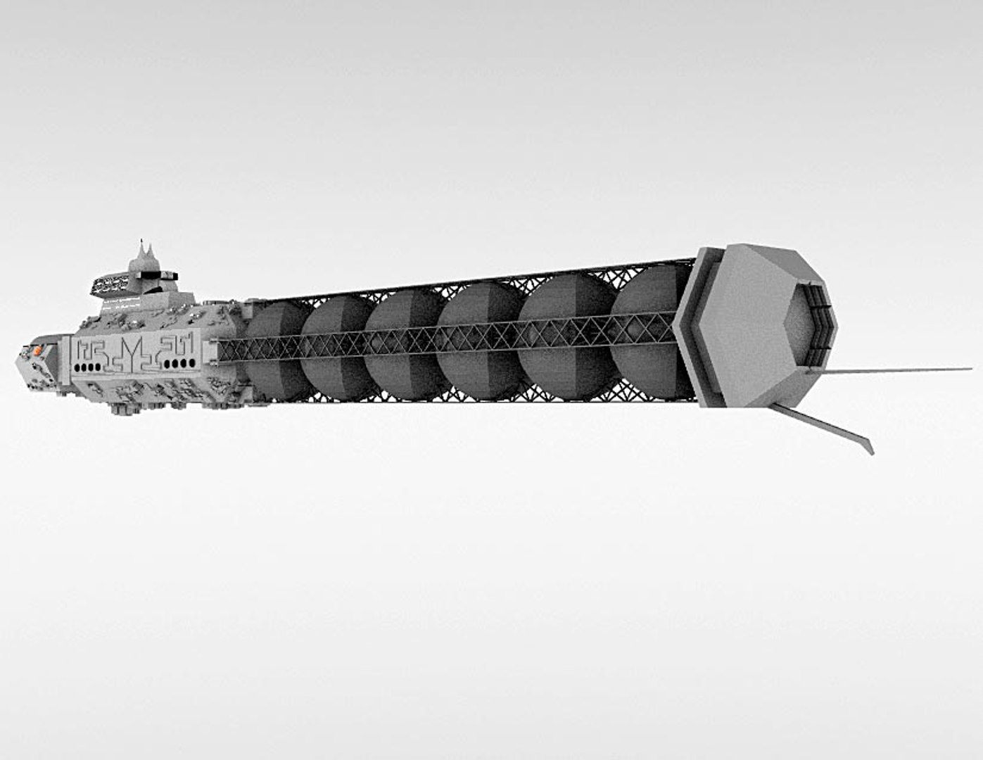 Space Freighter 3d Lw