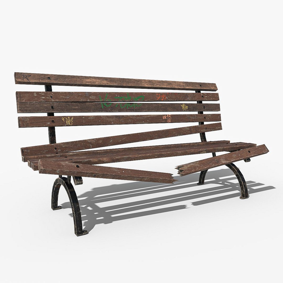 Park Bench Model - TurboSquid 2190436