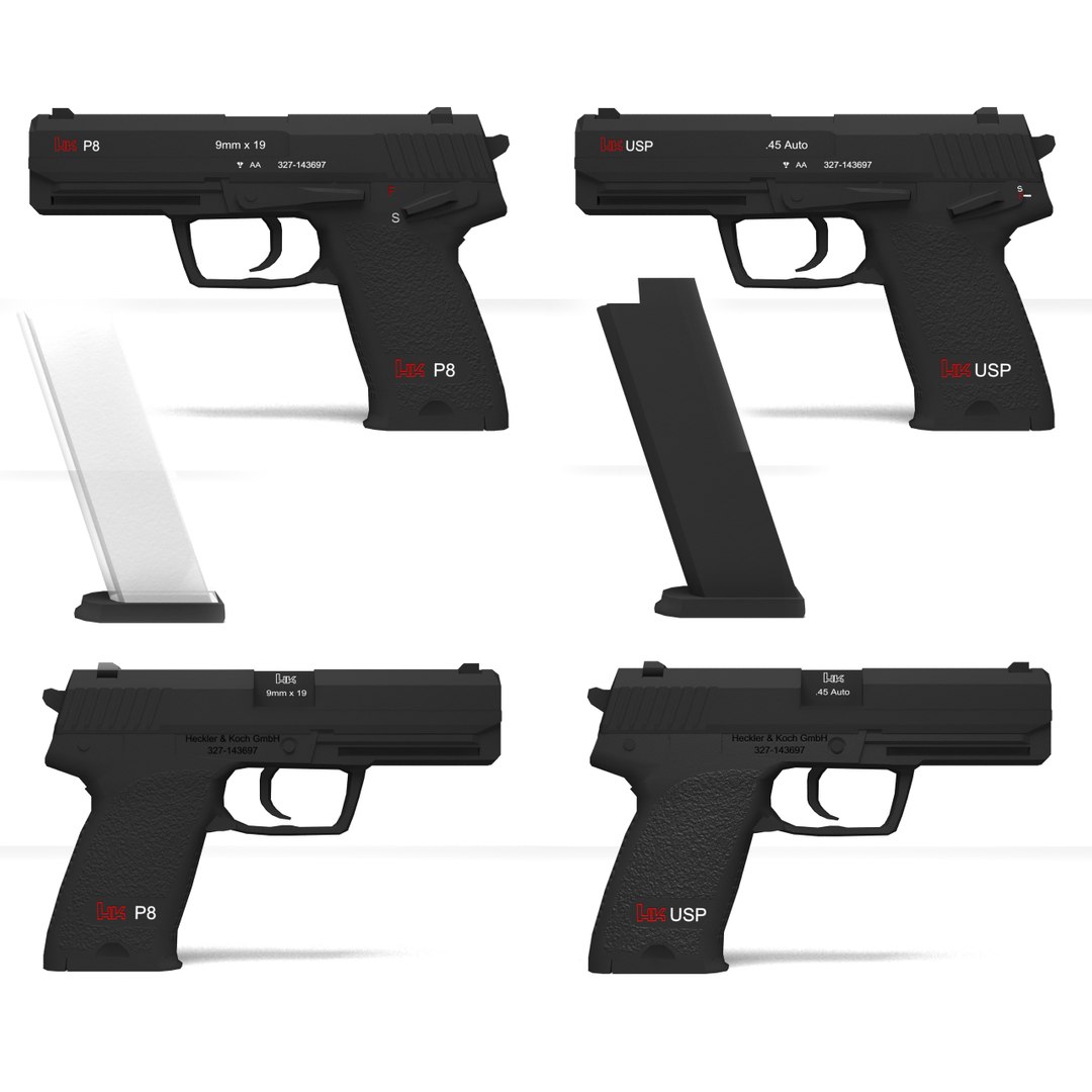 Heckler Koch Usp 45 Obj Free