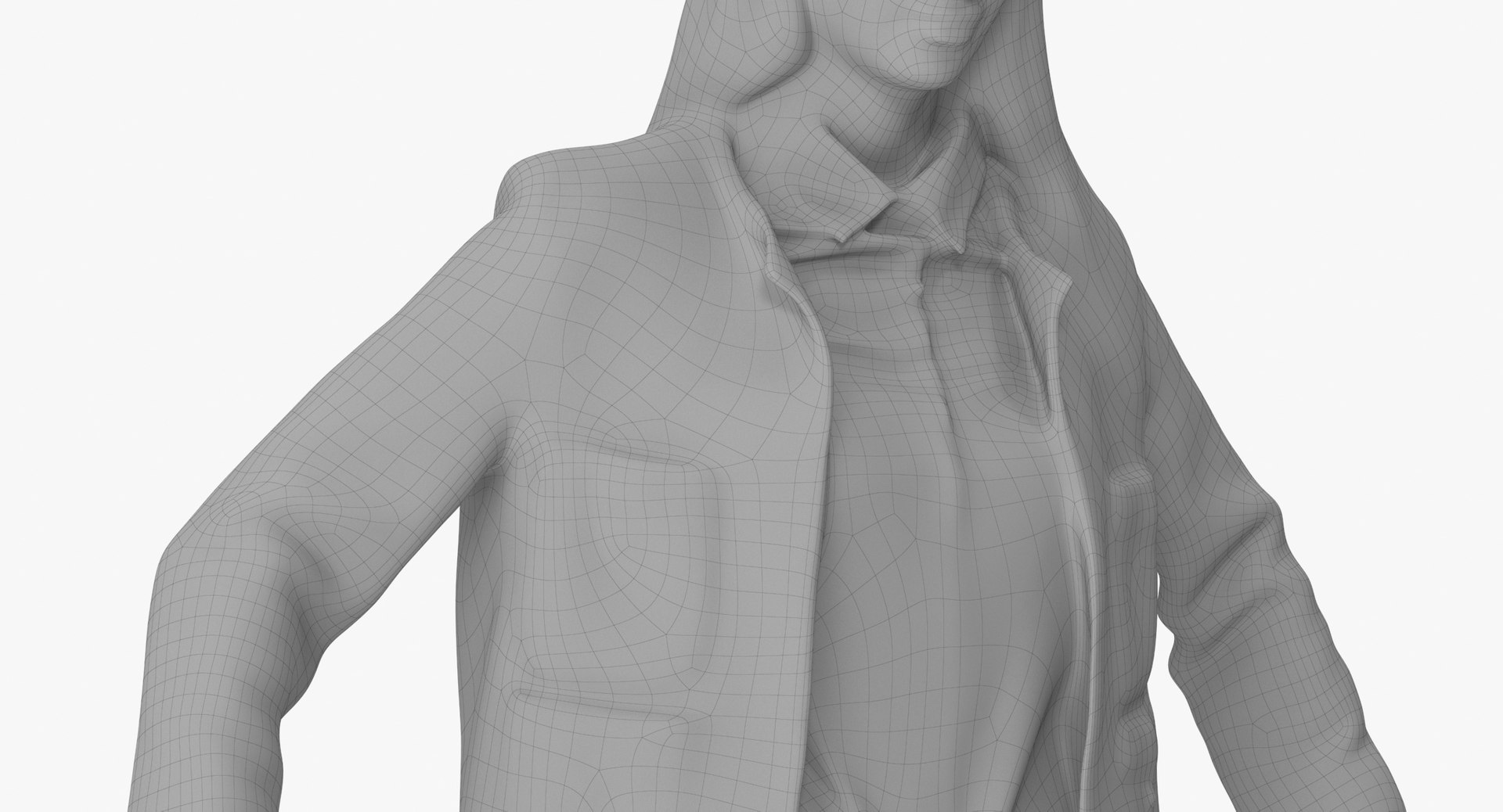 Suzanne Business A Pose 3D model - TurboSquid 1971319