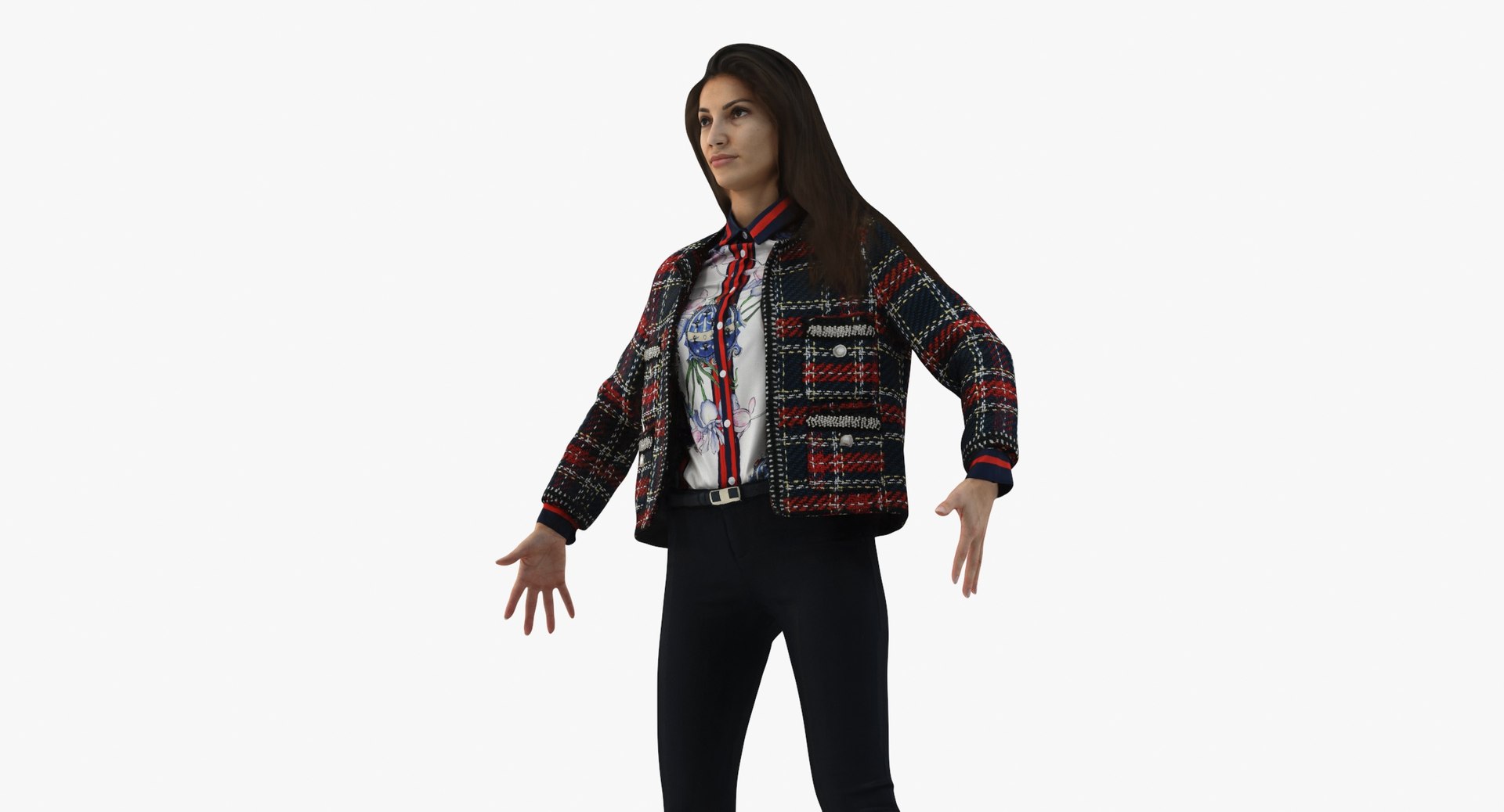 Suzanne Business A Pose 3D model - TurboSquid 1971319