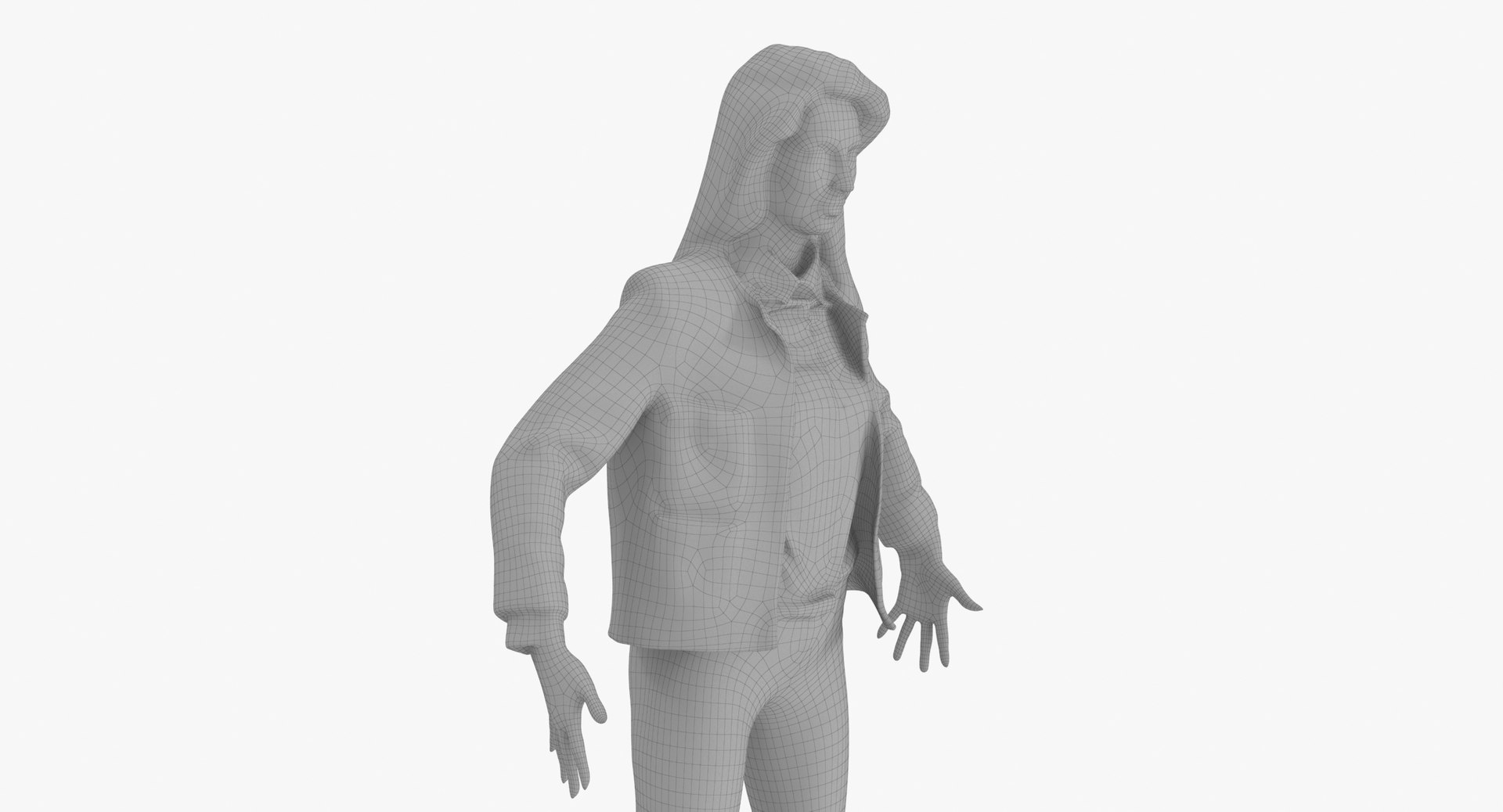 Suzanne Business A Pose 3D model - TurboSquid 1971319