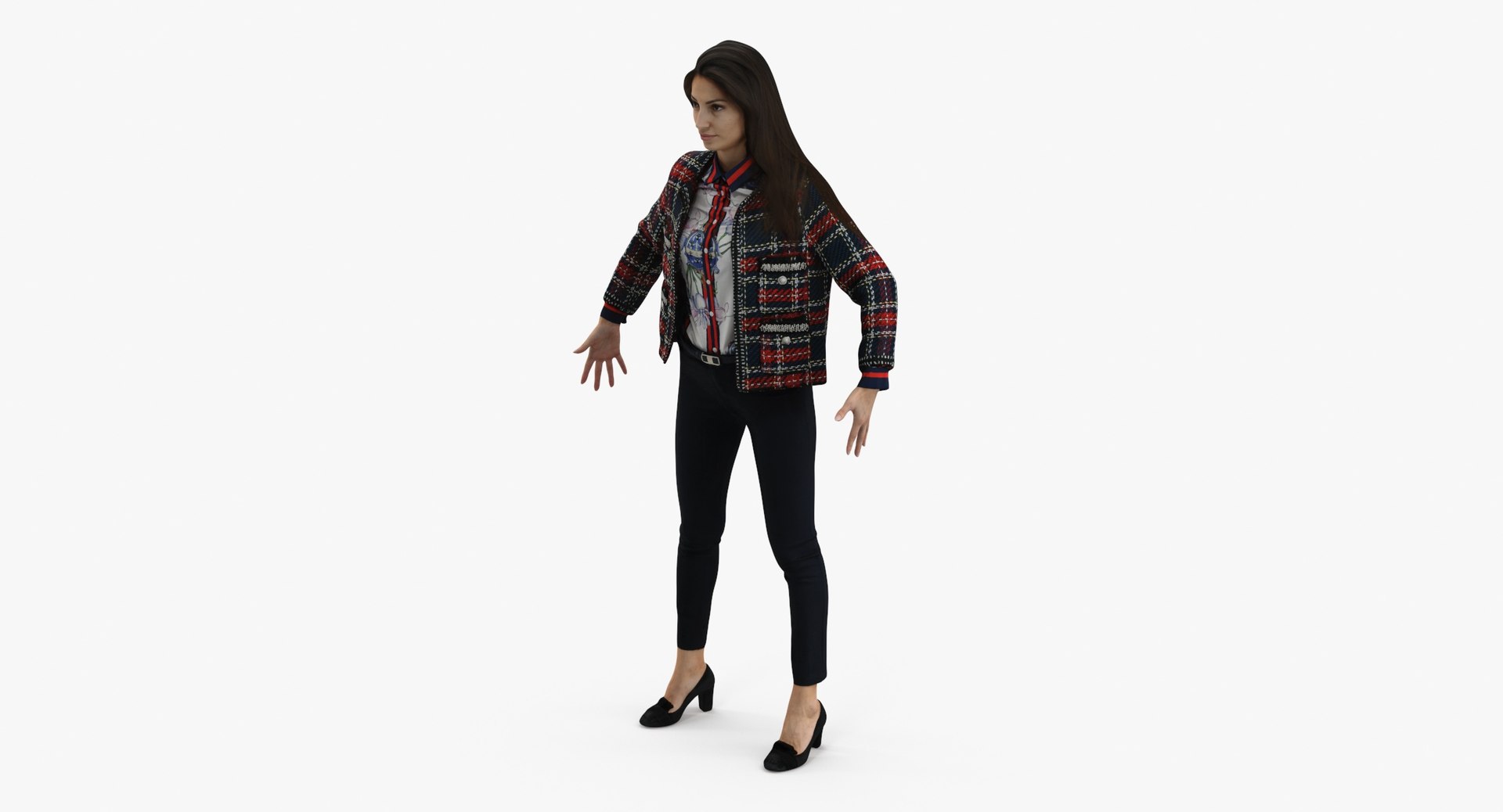 Suzanne Business A Pose 3D model - TurboSquid 1971319