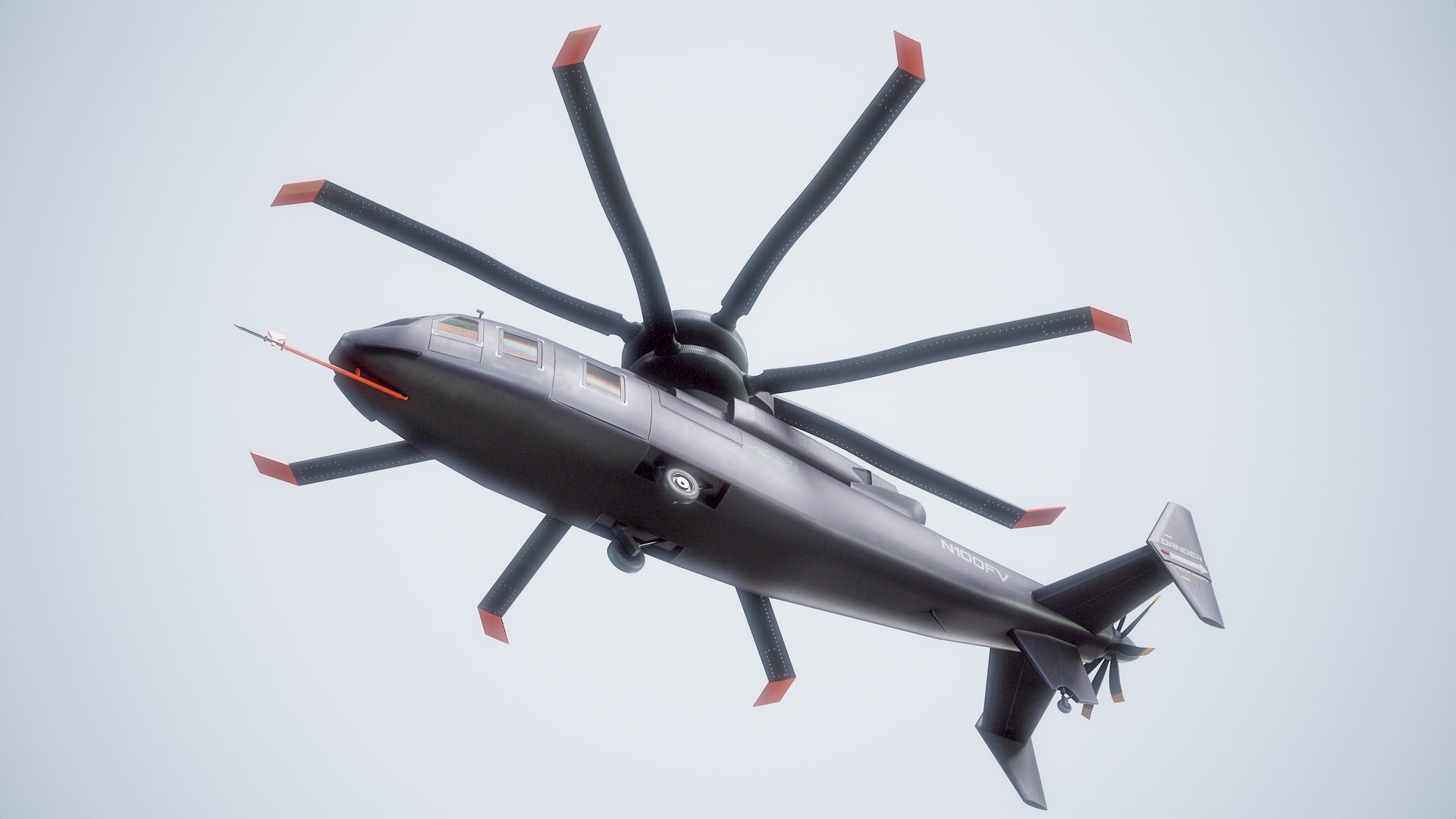 Sikorsky Boeing SB-1 Military Helicopter PBR model - TurboSquid 2086272