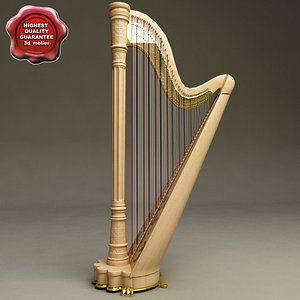 3D Harp Models - Browse & Download Formats - TurboSquid