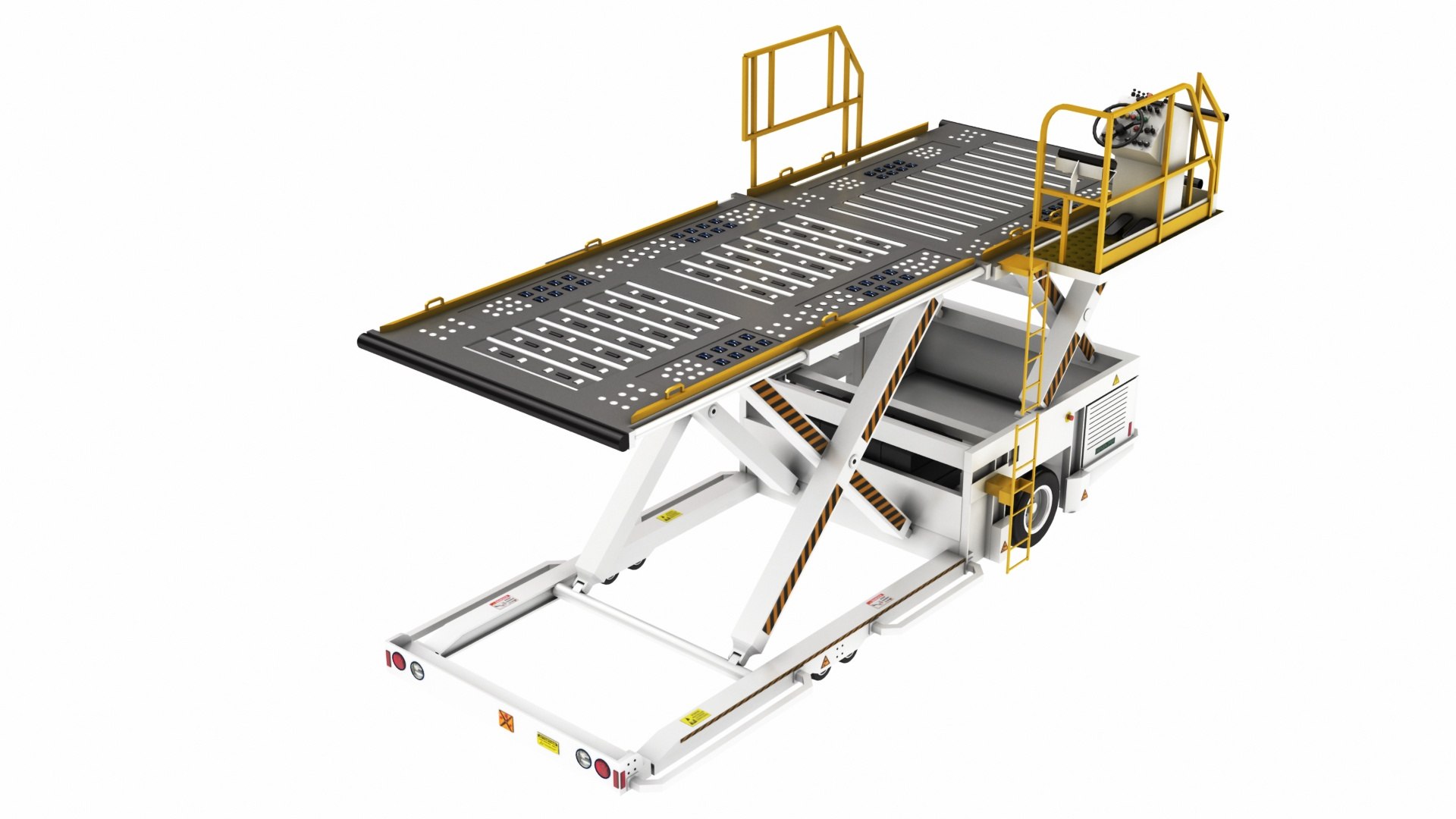 3D Airport Baggage Loader Device Model - TurboSquid 1462032