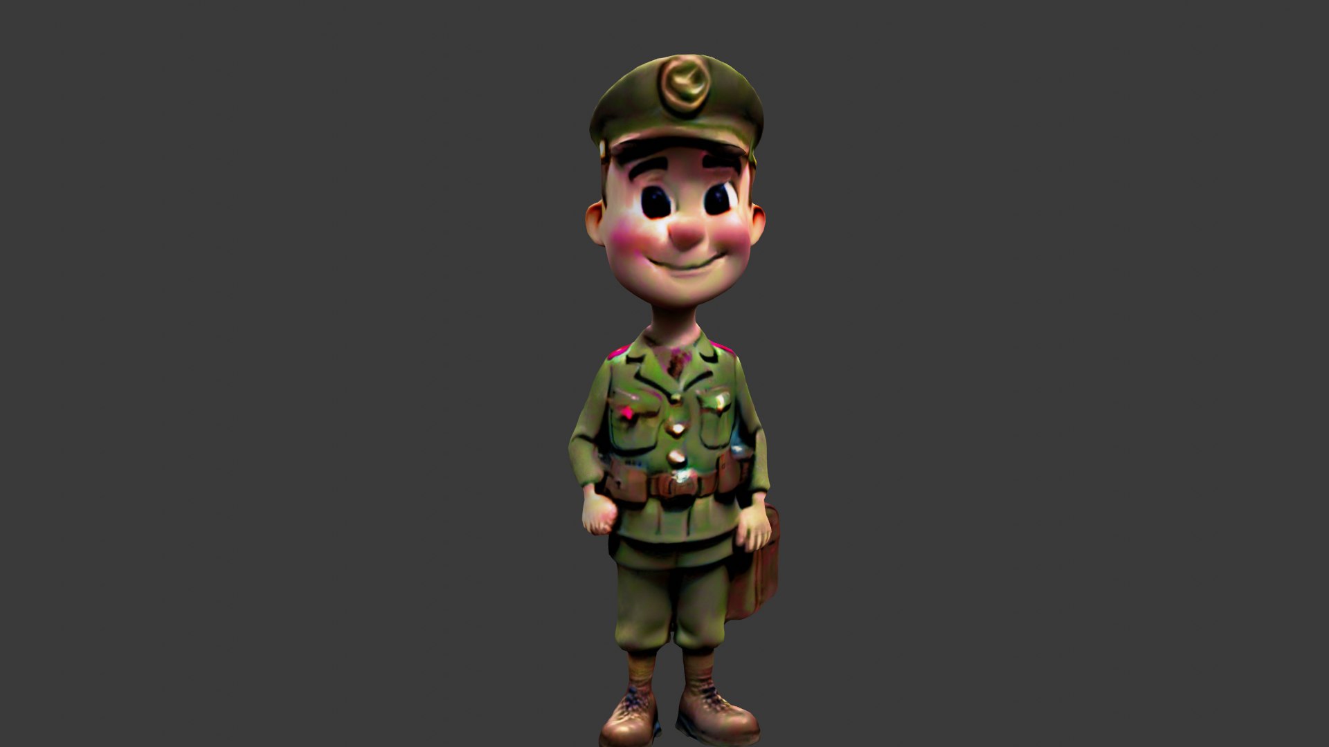 3D Postman Soldier Model - TurboSquid 2127601