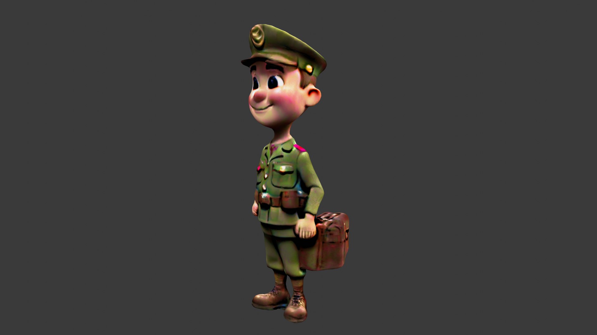 3D Postman Soldier Model - TurboSquid 2127601