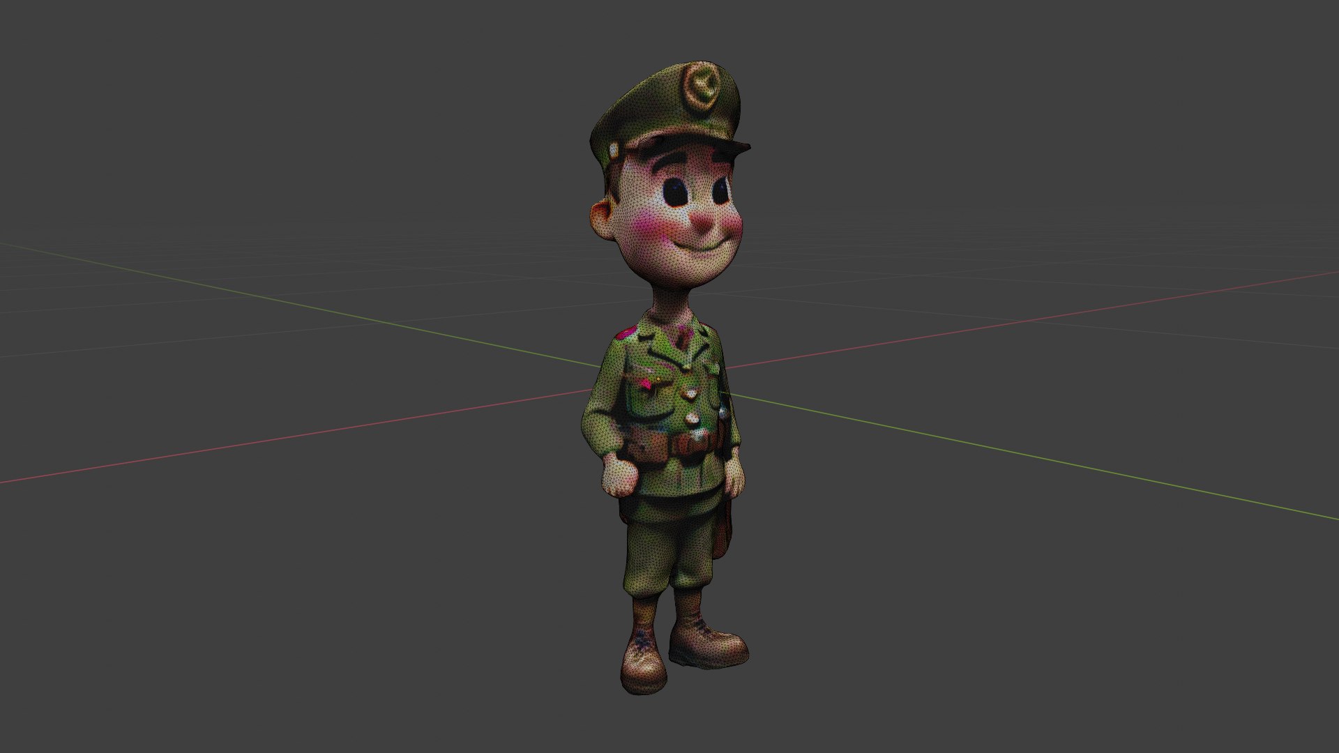 3D Postman Soldier Model - TurboSquid 2127601