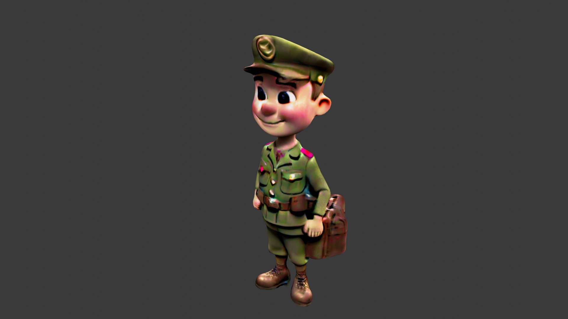 3D Postman Soldier Model - TurboSquid 2127601
