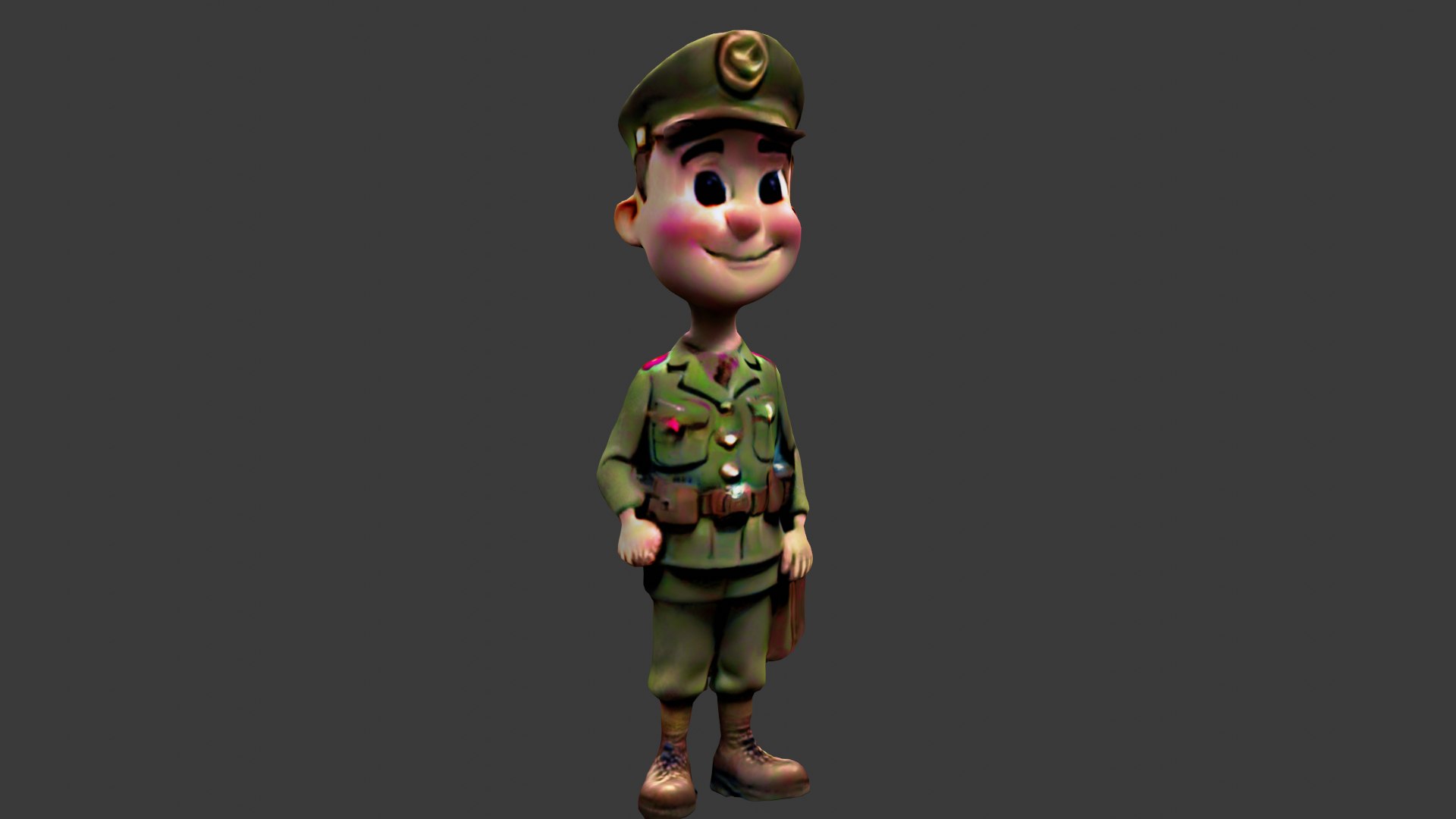 3D Postman Soldier Model - TurboSquid 2127601