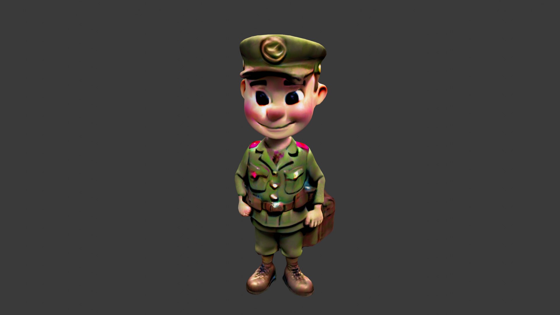 3D Postman Soldier Model - TurboSquid 2127601