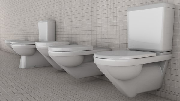 3ds max toilet bathroom lavatory