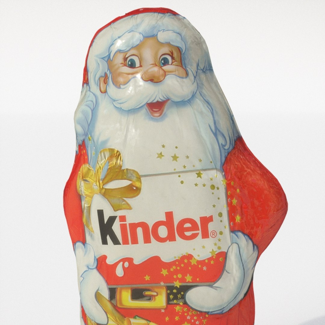 3D set choco santa claus - TurboSquid 1474379