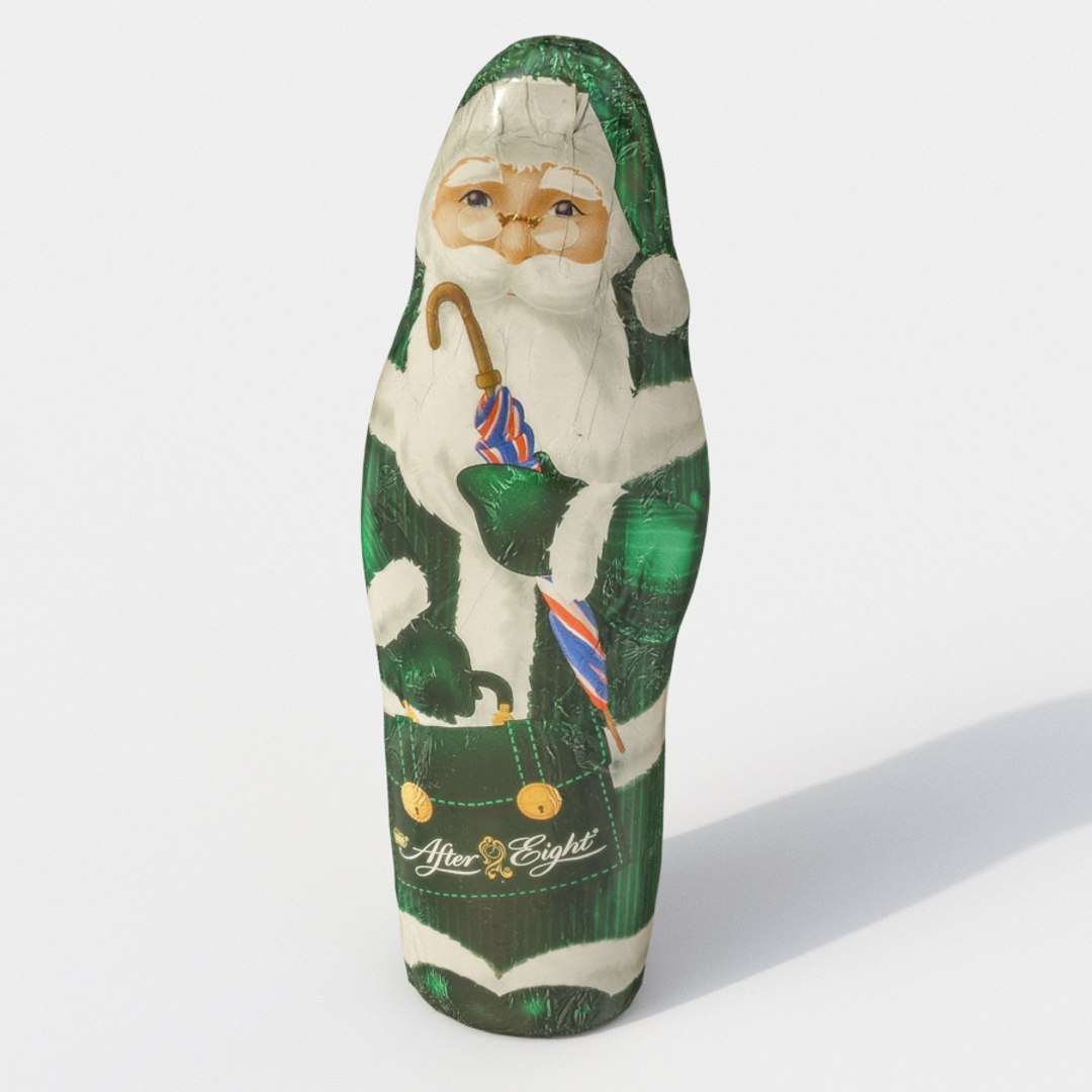 3D set choco santa claus - TurboSquid 1474379