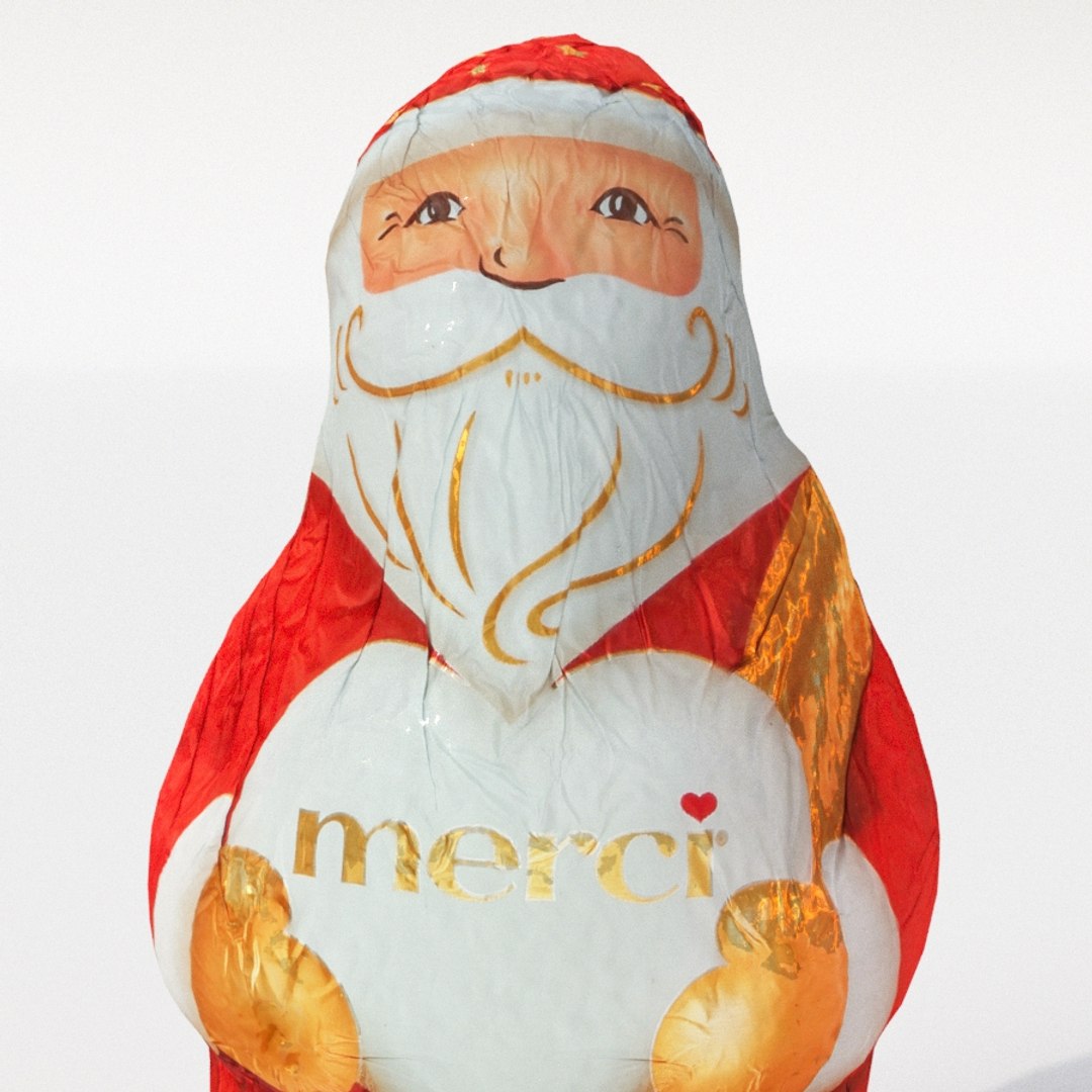 3D set choco santa claus - TurboSquid 1474379