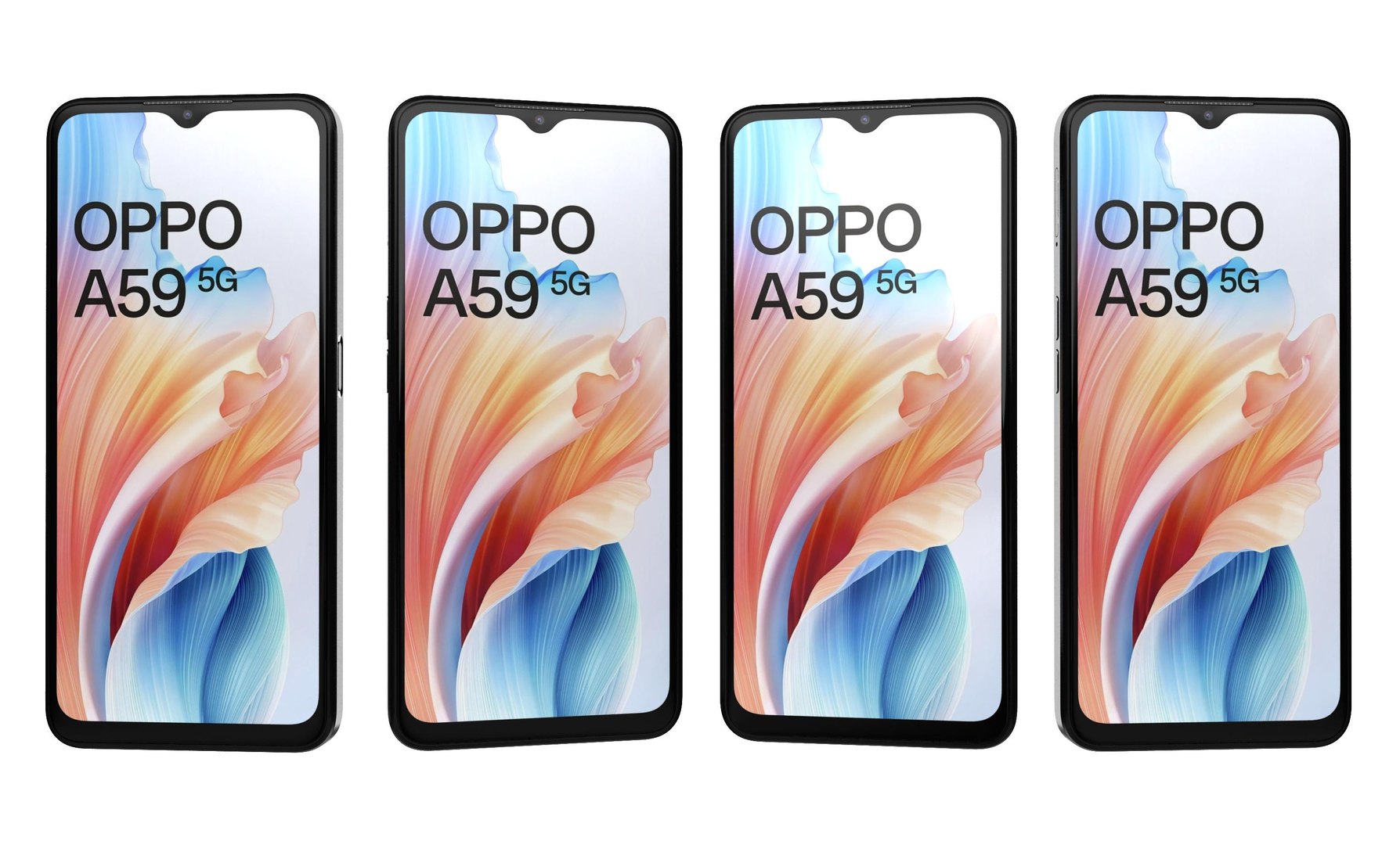 3D Oppo A59 Black - TurboSquid 2173160