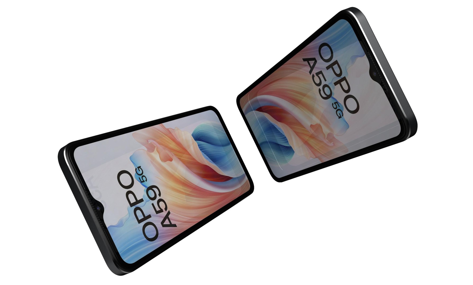 3D Oppo A59 Black - TurboSquid 2173160