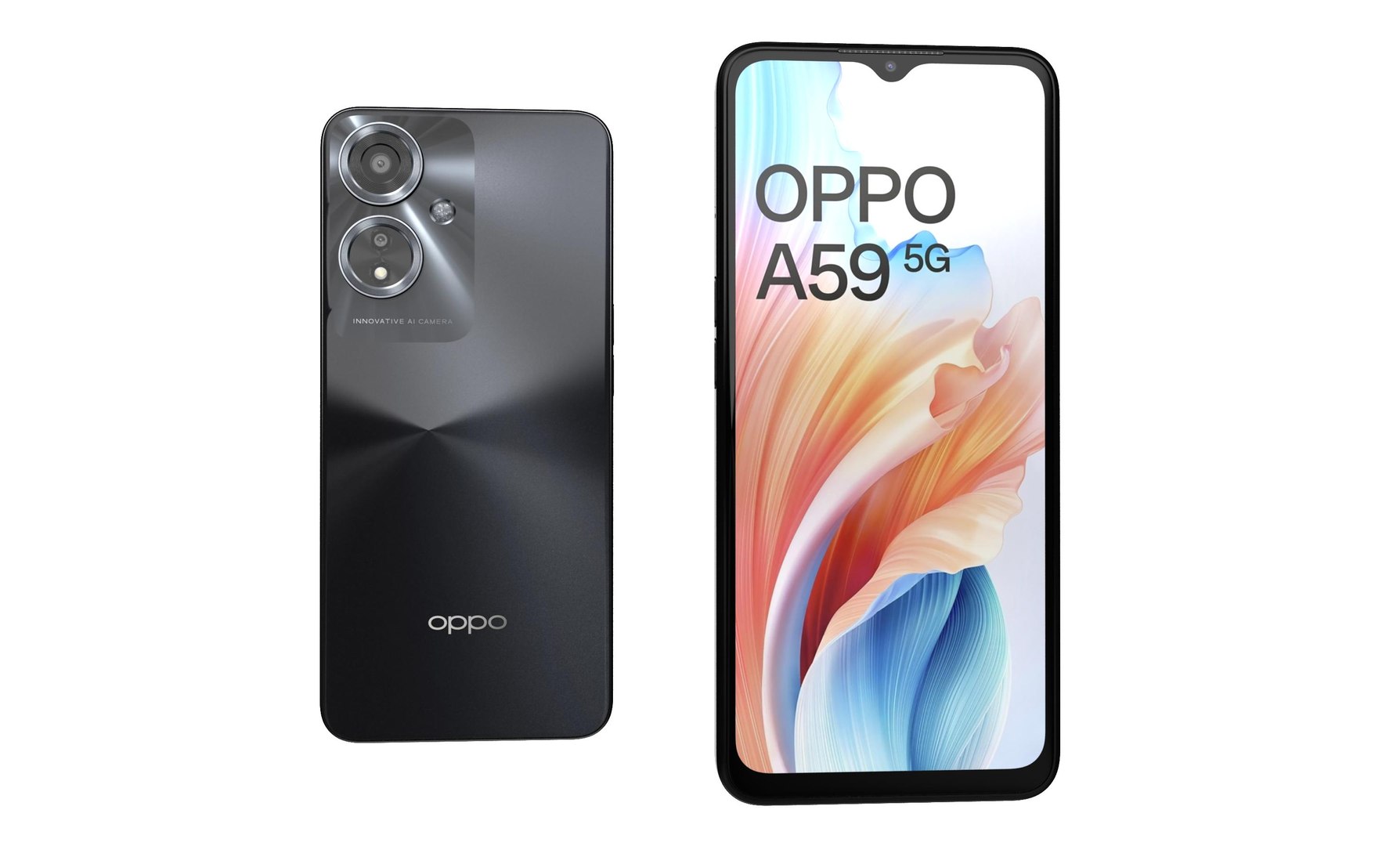 3D Oppo A59 Black - TurboSquid 2173160