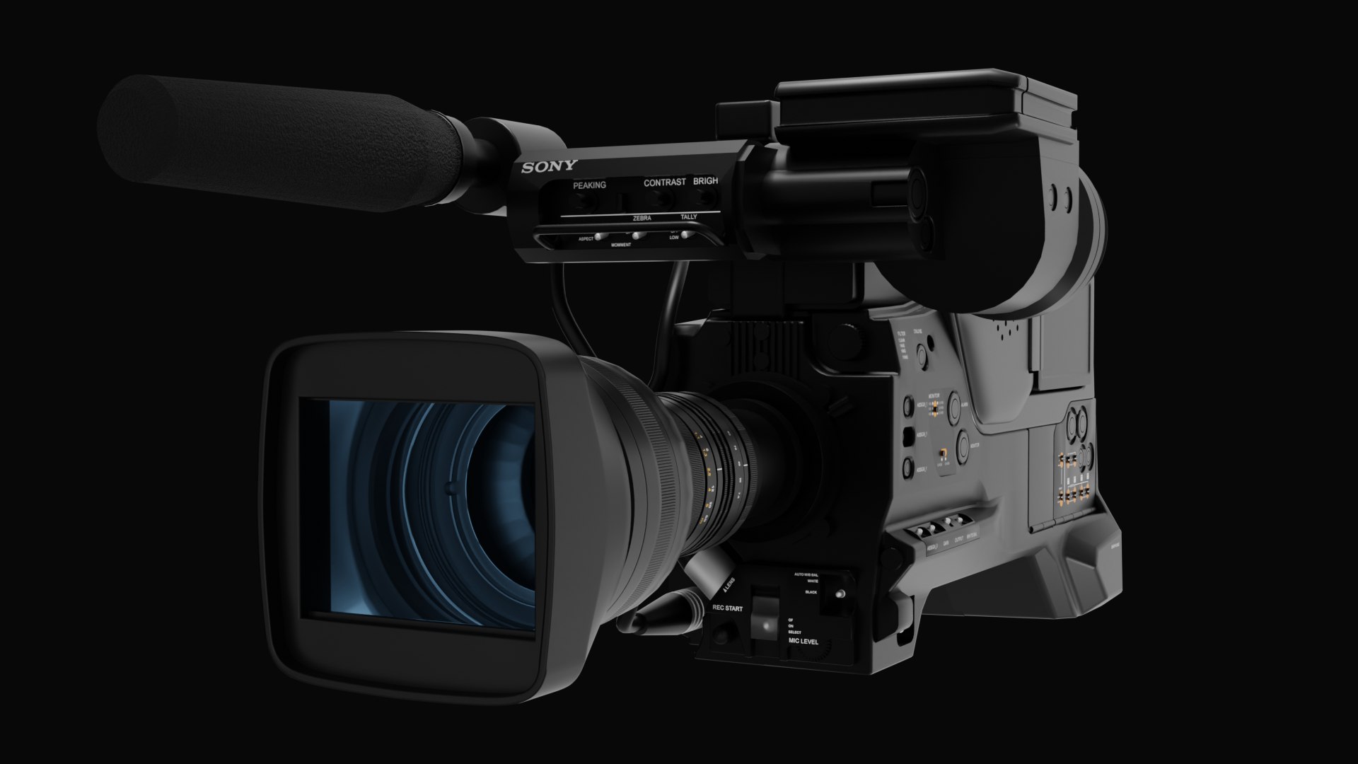 CAMERA SONY PXW Z750 Model - TurboSquid 1916410