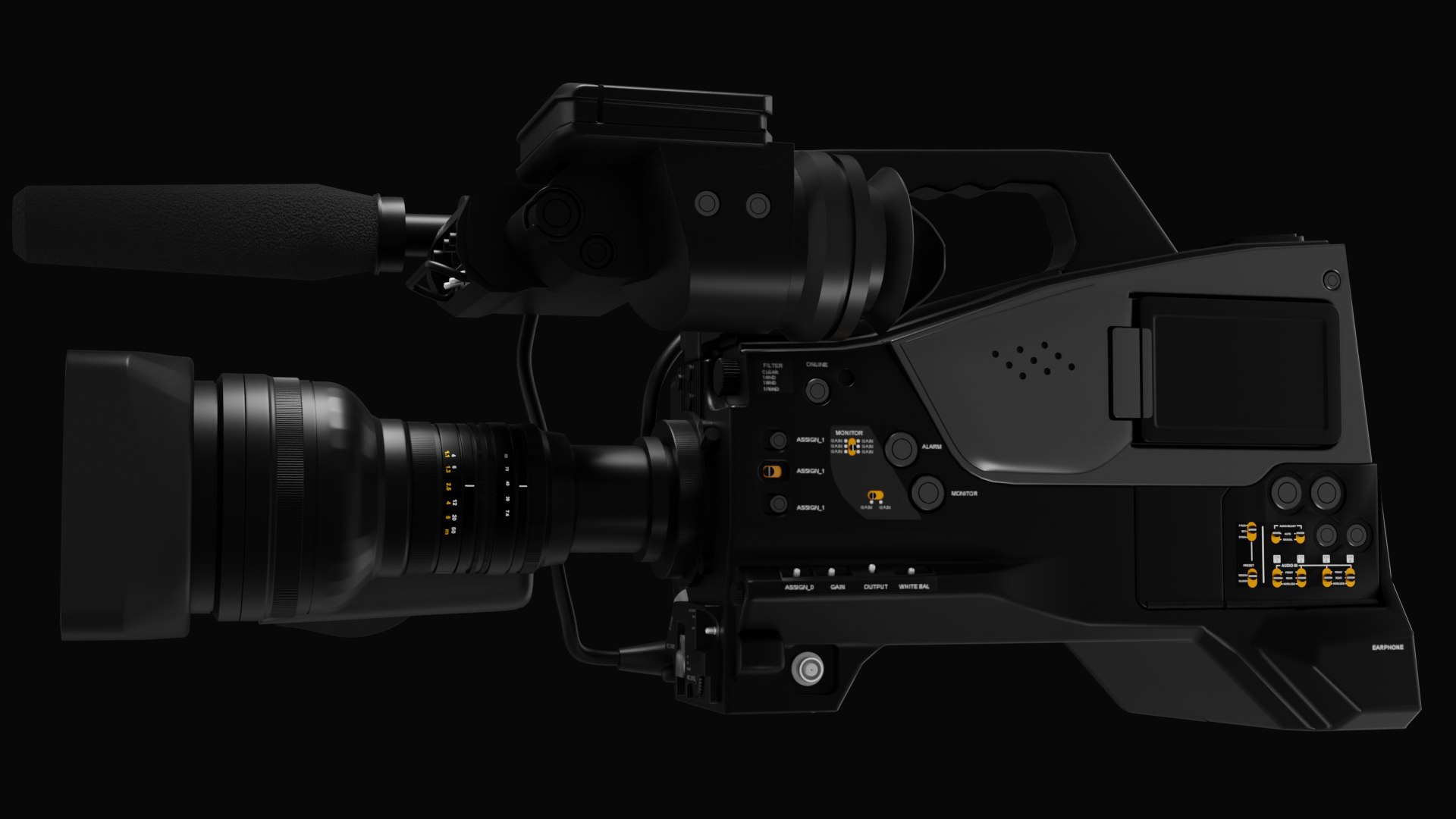 CAMERA SONY PXW Z750 Model - TurboSquid 1916410