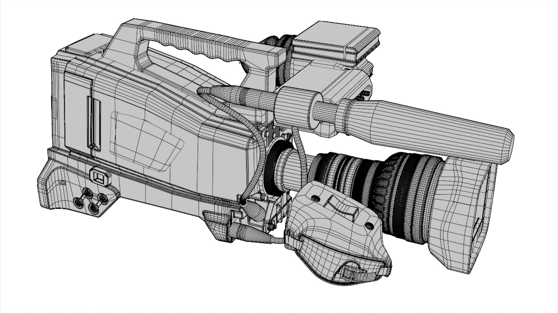 CAMERA SONY PXW Z750 Model - TurboSquid 1916410