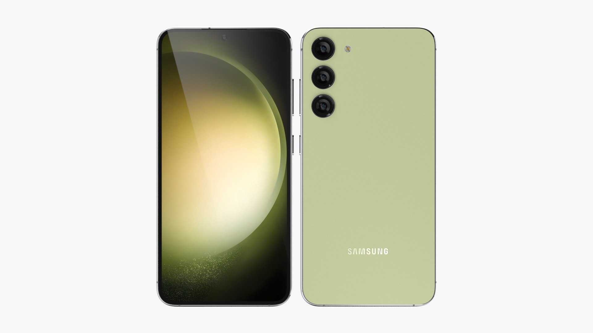 Samsung Galaxy S23 Lime 3D model - TurboSquid 2027577