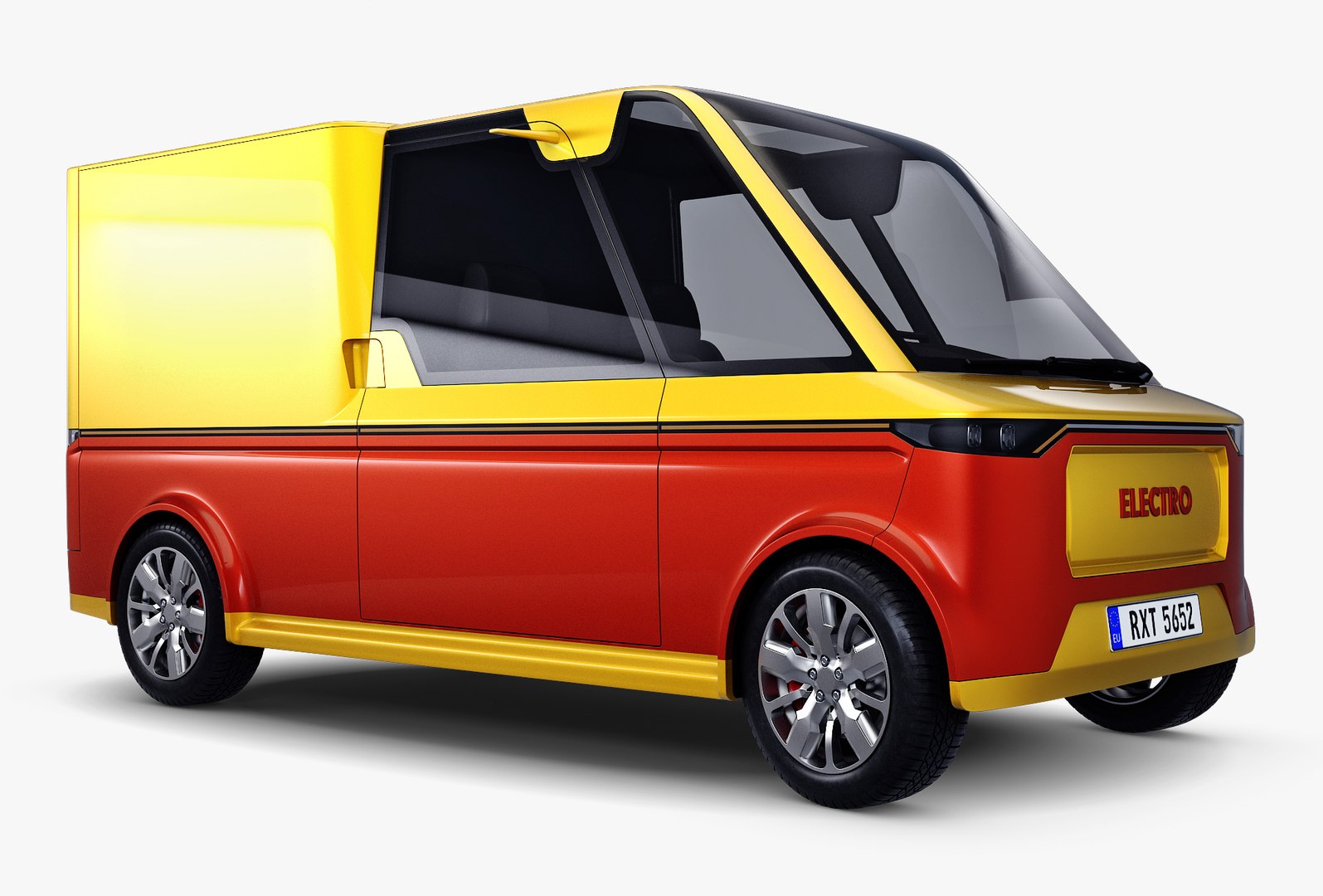 Generic Compact City Cargo Van M 1 Model - TurboSquid 1912795