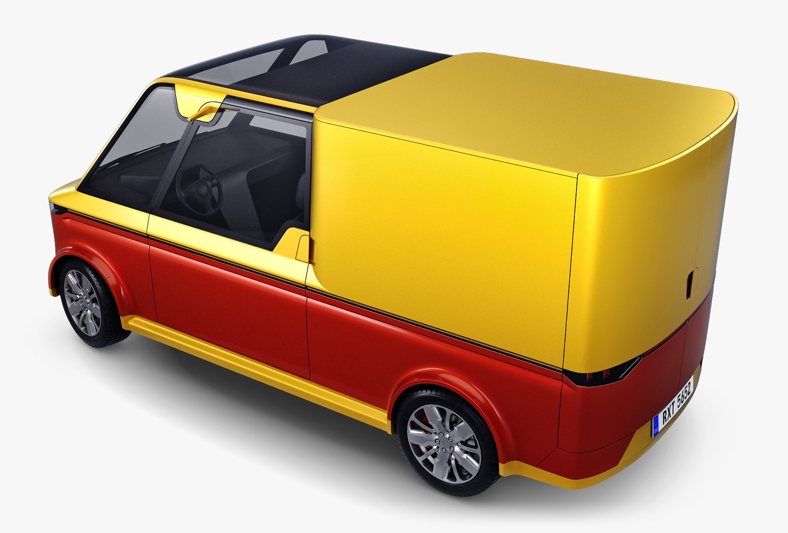 Generic Compact City Cargo Van M 1 Model - TurboSquid 1912795