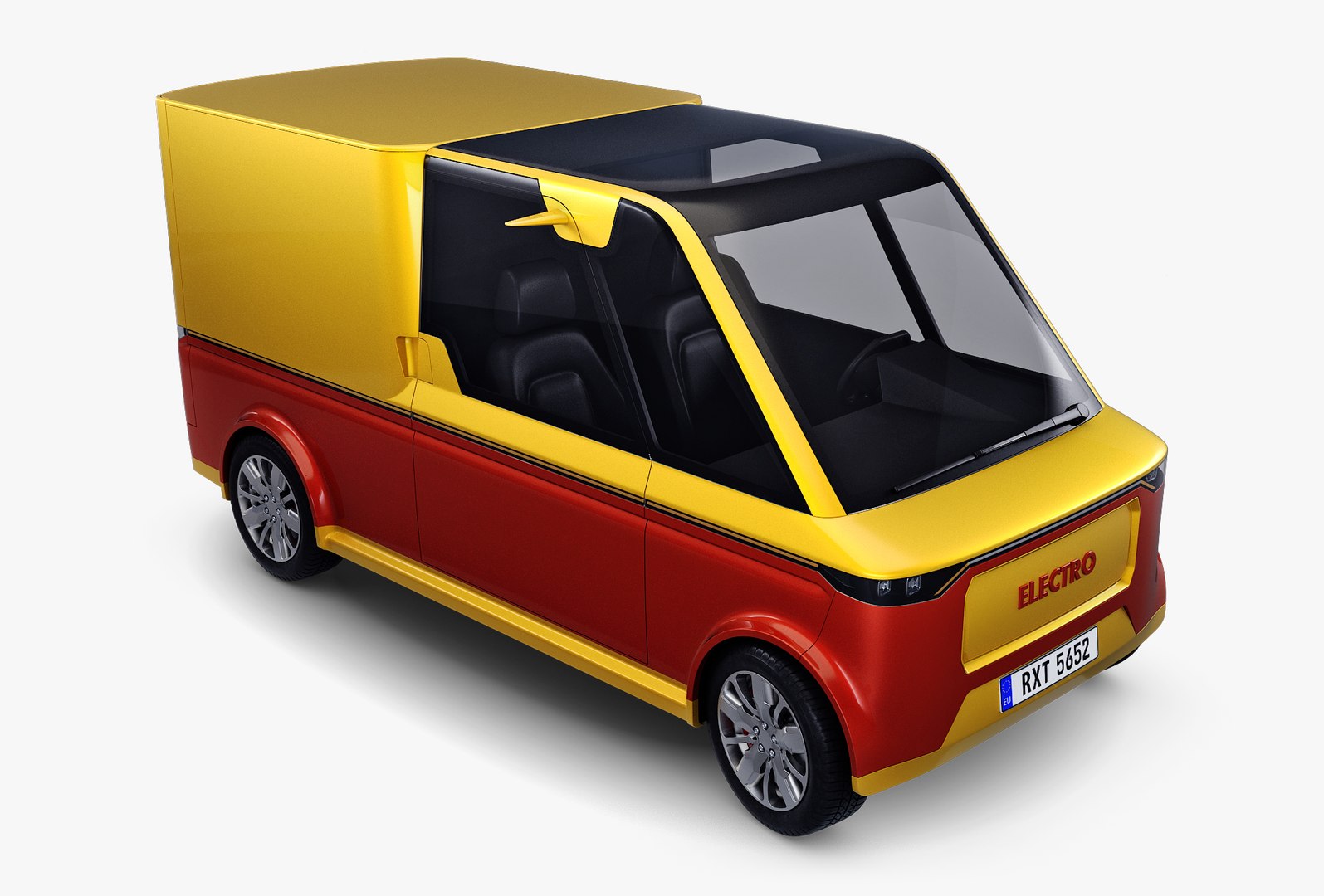 Generic Compact City Cargo Van M 1 Model - TurboSquid 1912795