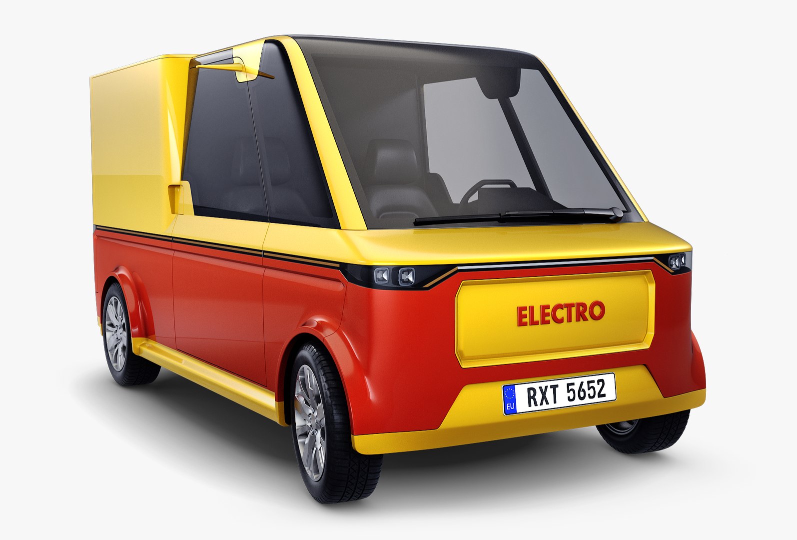 Generic Compact City Cargo Van M 1 Model - TurboSquid 1912795