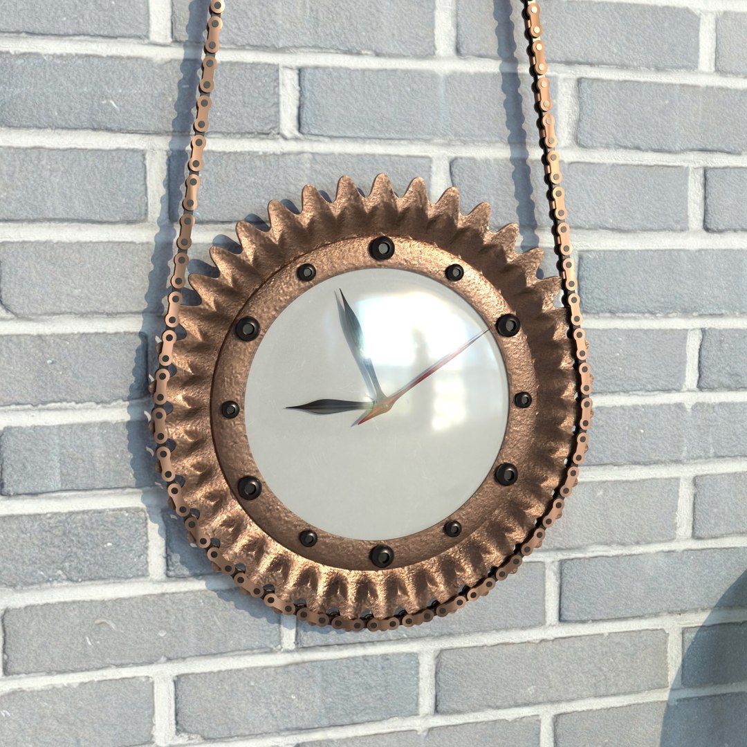 Timing Chain Clock 3D Model - TurboSquid 2243410