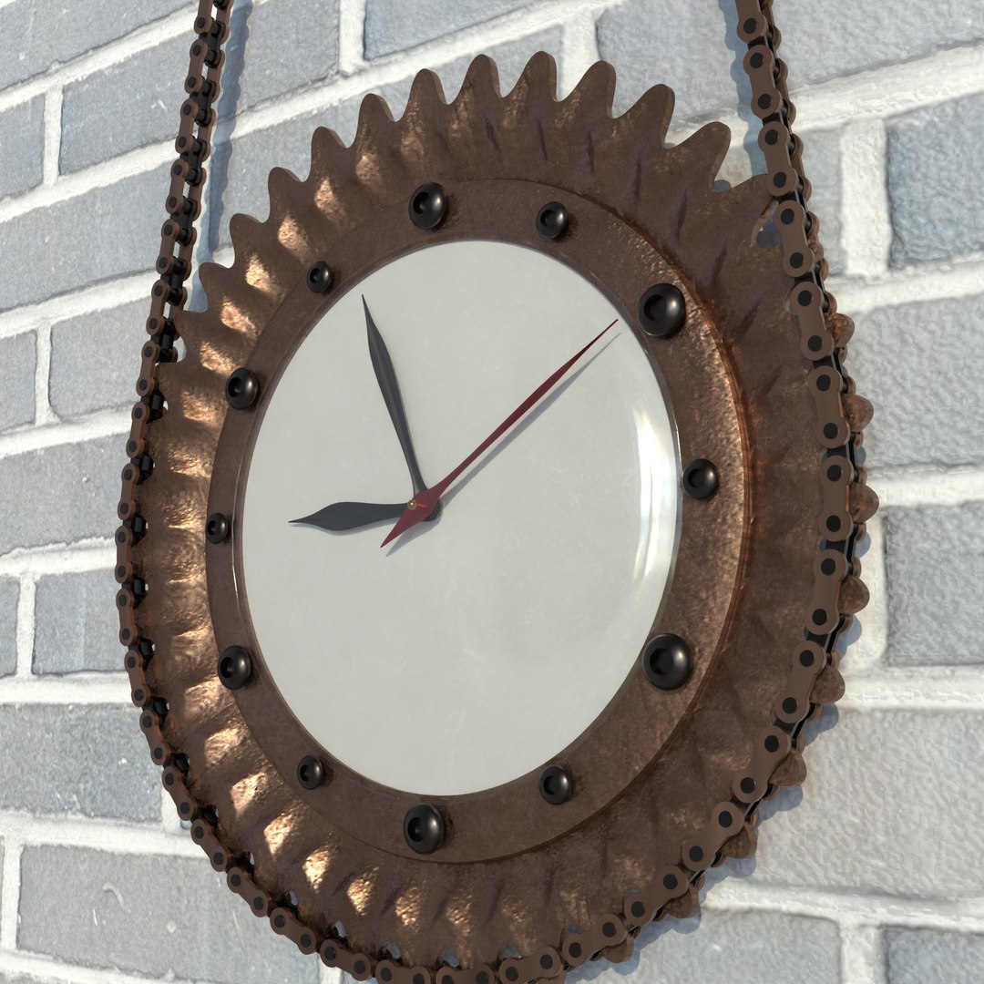 Timing Chain Clock 3D Model - TurboSquid 2243410