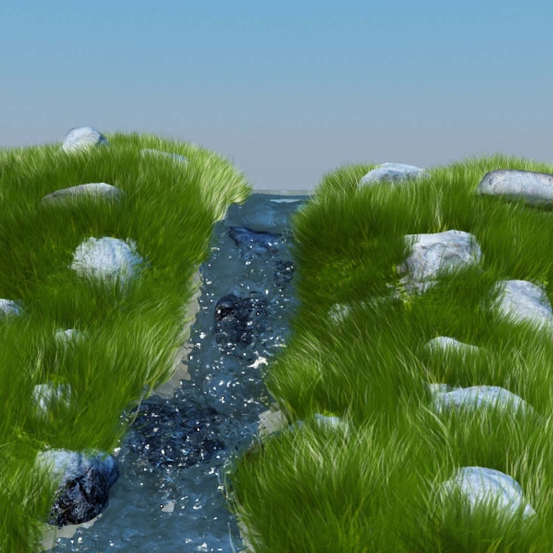 3d water animation