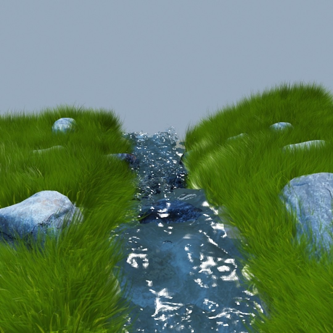 3d water animation