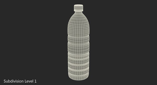 Plastic water bottle 3D model - TurboSquid 1235567