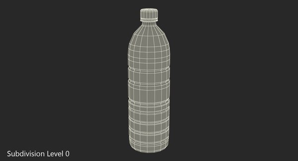 Plastic water bottle 3D model - TurboSquid 1235567