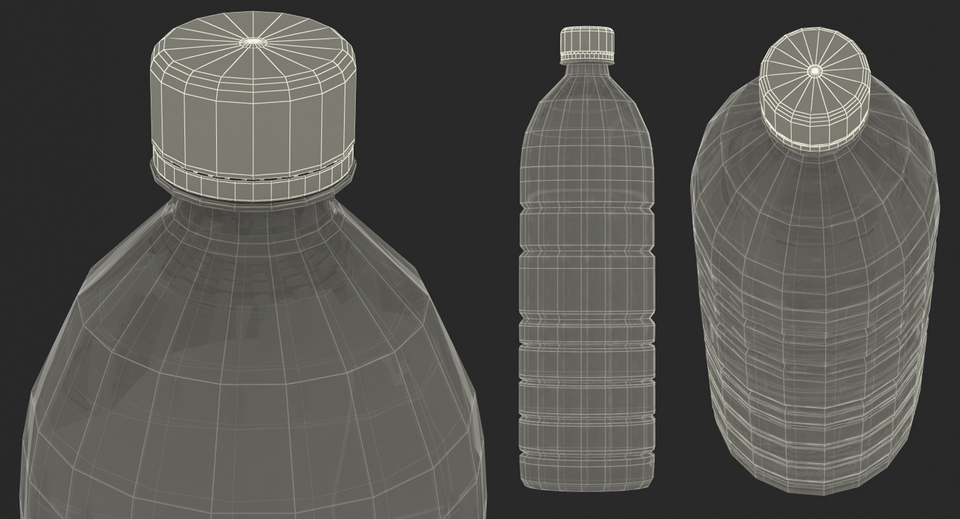 Plastic Water Bottle 3D Model - TurboSquid 1235567