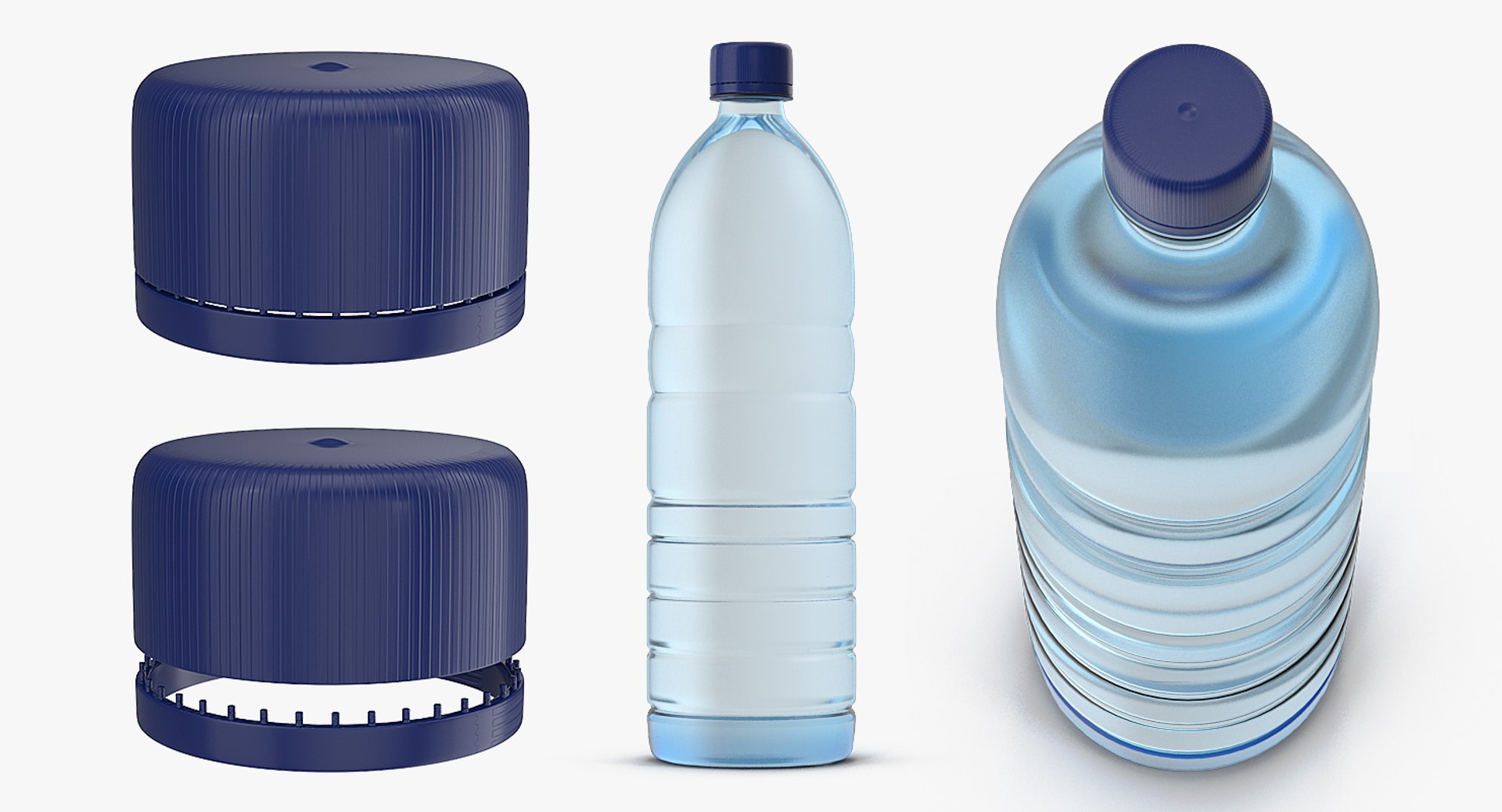 Plastic Water Bottle 3D Model - TurboSquid 1235567