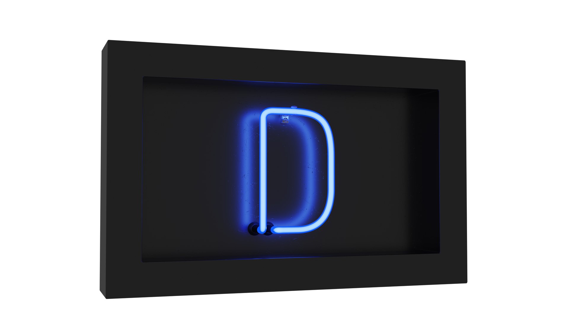 3D Neon D - TurboSquid 1913888