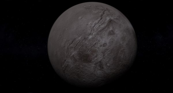 3D realistic pluto photorealistic charon model - TurboSquid 1299689